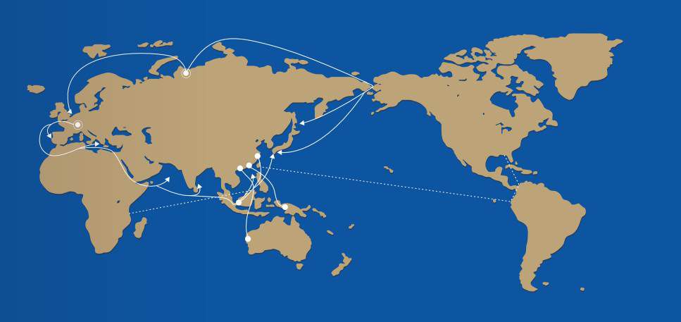Trading route_Trading route_China LNG Shipping (Holdings) Limited